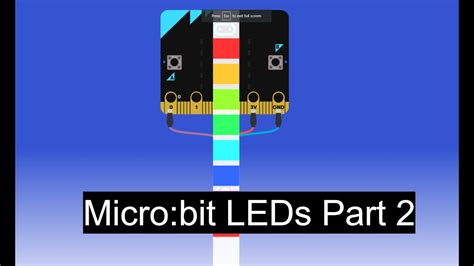 Micro Bit LEDs Day YouTube