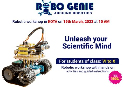ROBO GENIE Arduino Robotics Workshop Robotics Workshops In Kota