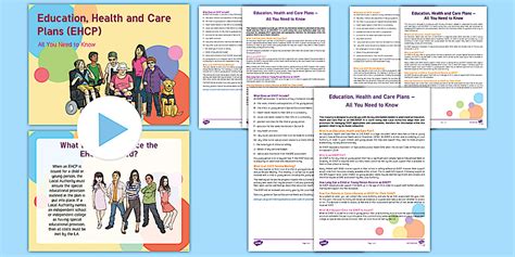 Ehcp Info Pack How To Get An Ehcp And Care Plan Template