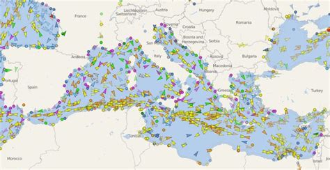Traffic Updates On The 7 Seas Open Source Chart Plotter Using A