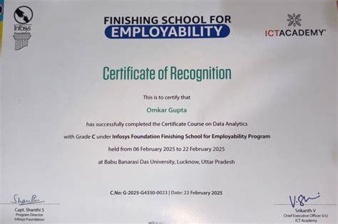 Dataanalytics Infosysfoundation Ictacademy Skilldevelopment Omkar Gupta