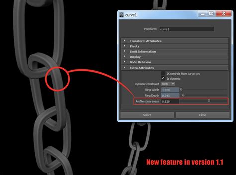 Create Dynamic Chain From Curve For Maya Free Dynamics Scripts