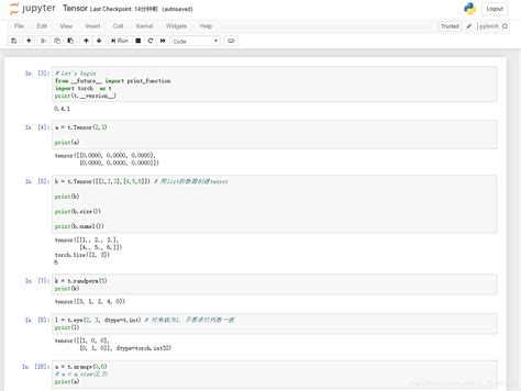 Pytorch基础语法学习 pytorch print的用法 CSDN博客