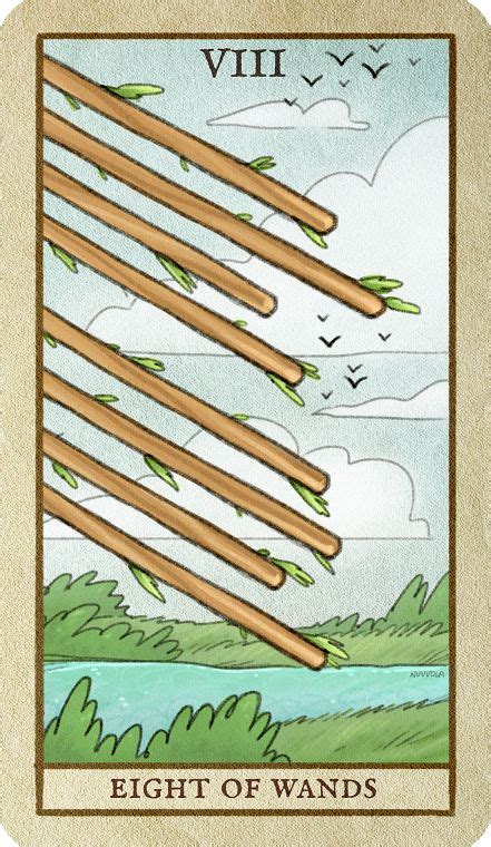 Eight Of Wands Guide The Tarot Card Of Rapid Movement And Messages