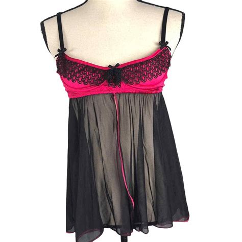 Shirley Of Hollywood Babydoll Lingerie Small Gem
