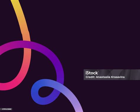 부드러운 곡선과 루프가 있는 밝은 네온 구불구불한 모양 생생한 색상은 매끄러운 그라디언트를 통해 전환되며 분홍색 파란색 녹색 및 주황색과 같은 색조를 혼합하여 재미있고