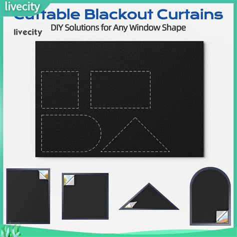 Livecity Bedroom Light Block Curtain No Drill Blackout Curtain Portable Blackout Curtain Travel