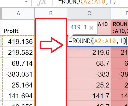How To Use Round Function In Google Sheets