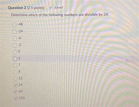 solved determine which of the following numbers are