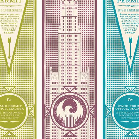 Macusa Wand Permit Envelopes Minalima