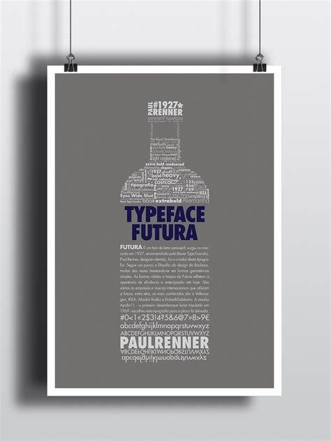 Futura Font Poster On Behance