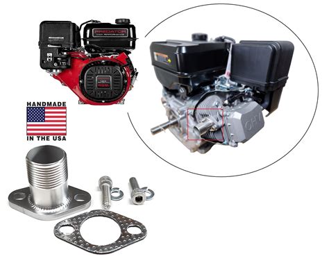 Exhaust Adaptor Male 1 Flange For Predator Max 459cc Xp16hpe Xp18hpe 457cc