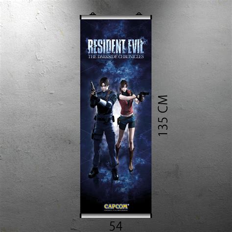 Resident Evil Dark Side Chronicles Arcade Video Game Flyer Banner Etsy