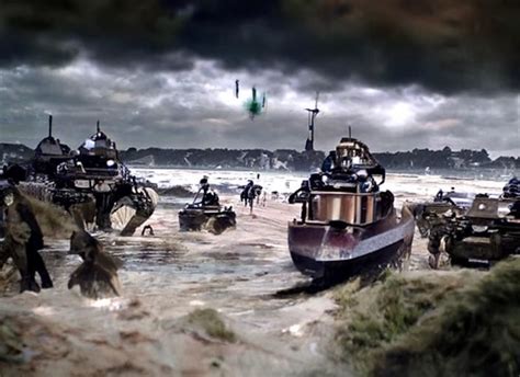 Sci Fi Storming The Beach Of Normandy Ai Generated Artwork