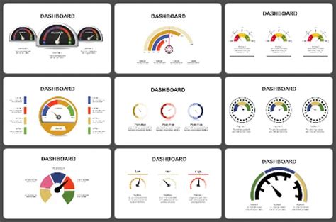 Multi Color Free Project Status Dashboard Template