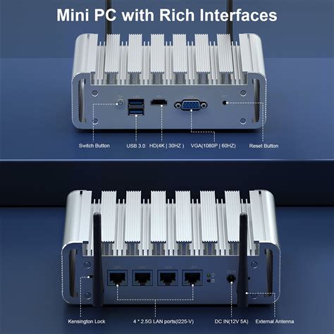 Hystou Po9b J4125 4l Embedded Intel Celeron J4125 Processor Four