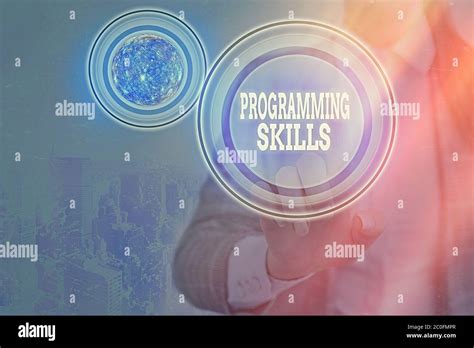 Text Sign Showing Programming Skills Business Photo Text Expertise
