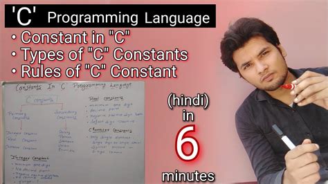 Constant In C Programming Language In Hindi What Is Constant In C Programming Types And