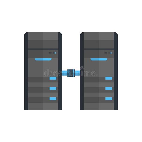 data center icon cloud computer connection hosting server database