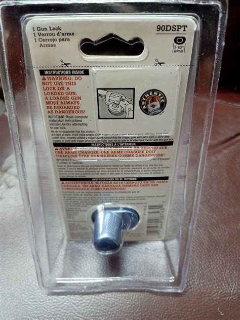 Master Security Gun Trigger Lock For Usea With Pistol Shotgun To Lock