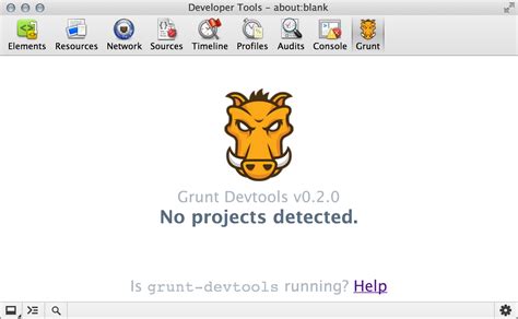 grunt devtools npm