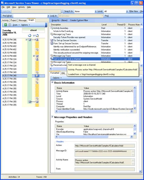 Using Service Trace Viewer For Viewing Correlated Traces And Troubleshooting Wcf Microsoft Learn