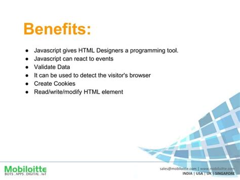 Java Script Development Mobiloitte Ppt