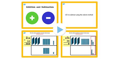 Y Add Subtract Lesson C Digit Numbers Digit Exchanging Once