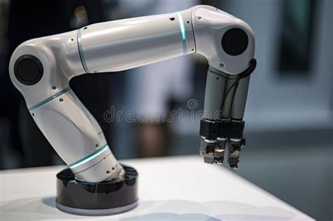 close up of collaborative robot s arm with its delicate fingers