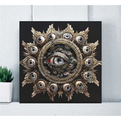 Angel Ophanim Wall Art Canvas Hanging Decor Biblically Accurate Angel