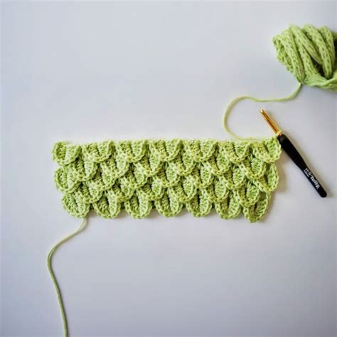 How To Crochet Crocodile Stitch Step By Step Tutorial