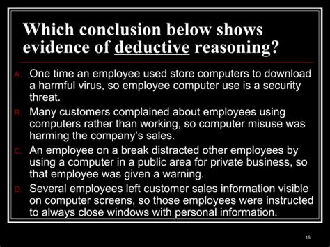 Inductive Vs Deductive Reasoning Ppt Science