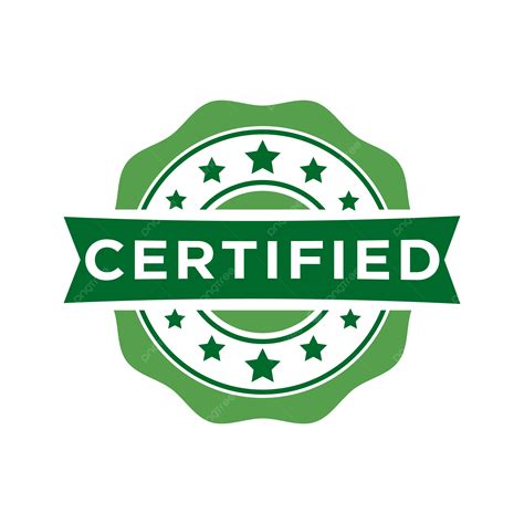 Certified Stamp Design Graphic Templates Vector Certified Stamp