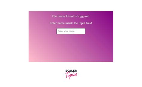 Javascript Events Scaler Topics
