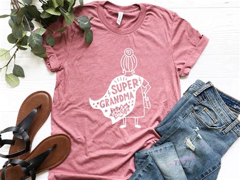 Super Grandma Shirt Grandma Shirt T For Grandma Mothers Day T