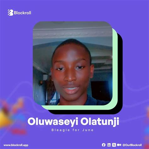 Blockroll On Linkedin Congratulations Oluwaseyi Olatunji For Becoming