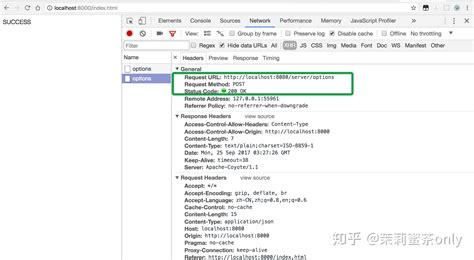 一文弄懂 CORS 跨域 前端 后端代码实例讲解 知乎
