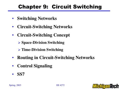 PPT Chapter Circuit Switching PowerPoint Presentation Free Download ID