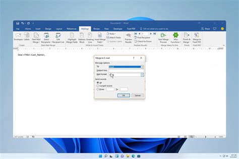 How To Mail Merge From Microsoft Outlook