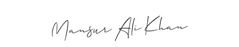 70 Mansur Ali Khan Name Signature Style Ideas Outstanding Esignature