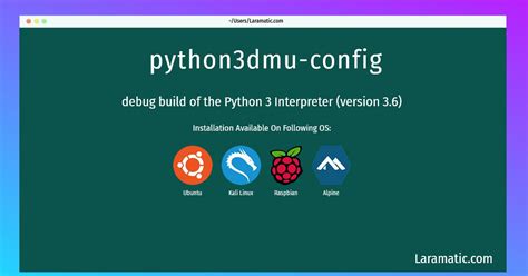 Python Dmu Config Command Laramatic