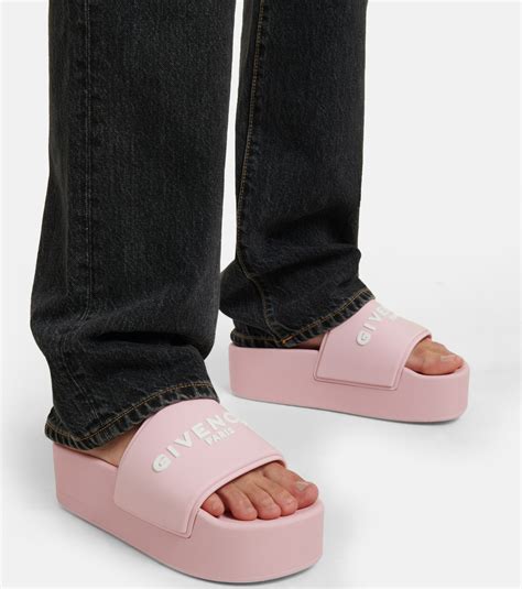 Givenchy Logo Platform Slides Givenchy