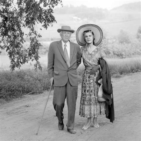 Mrs And Mrs Frank Lloyd Wright In 1955 At Taliesin Frank Lloyd Wright Foundation