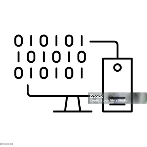 Pc Encryption Line Editable Stroke Icons Cyber Security Phishing Hacking Cyber Crime Protection