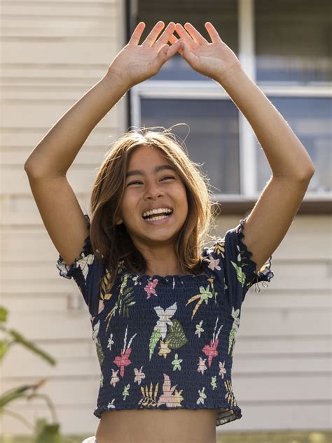 Sunday Night Sessions Puff Sleeve Top For Girls 4 16 Roxy
