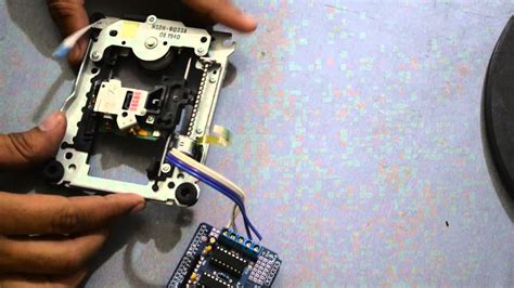 Drive Cd Rom Stepper Motor With Arduino L293d Shield Youtube