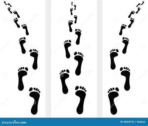 Footprints Stock Illustration Illustration Of Imprint 44504792