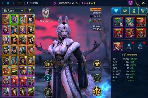 Raid Shadow Legends Account Yumeko 21 Legendaries Op Starter Eur 71 40 Picclick De