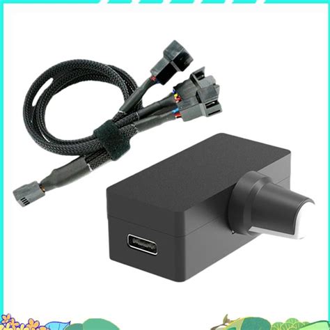 Pwm Speed Controller 4Pin PWM Fan Governor PWM USB TYPE C แหลงจายไฟ DIY Watercooling Cooler