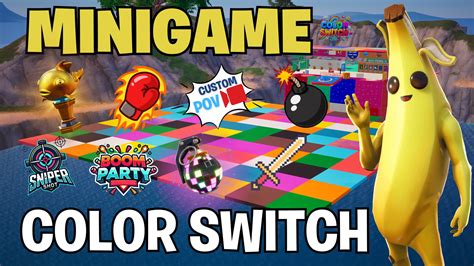 Minigame Color Switch 🎨 5222 2674 7469 By Boox Fortnite Creative Map